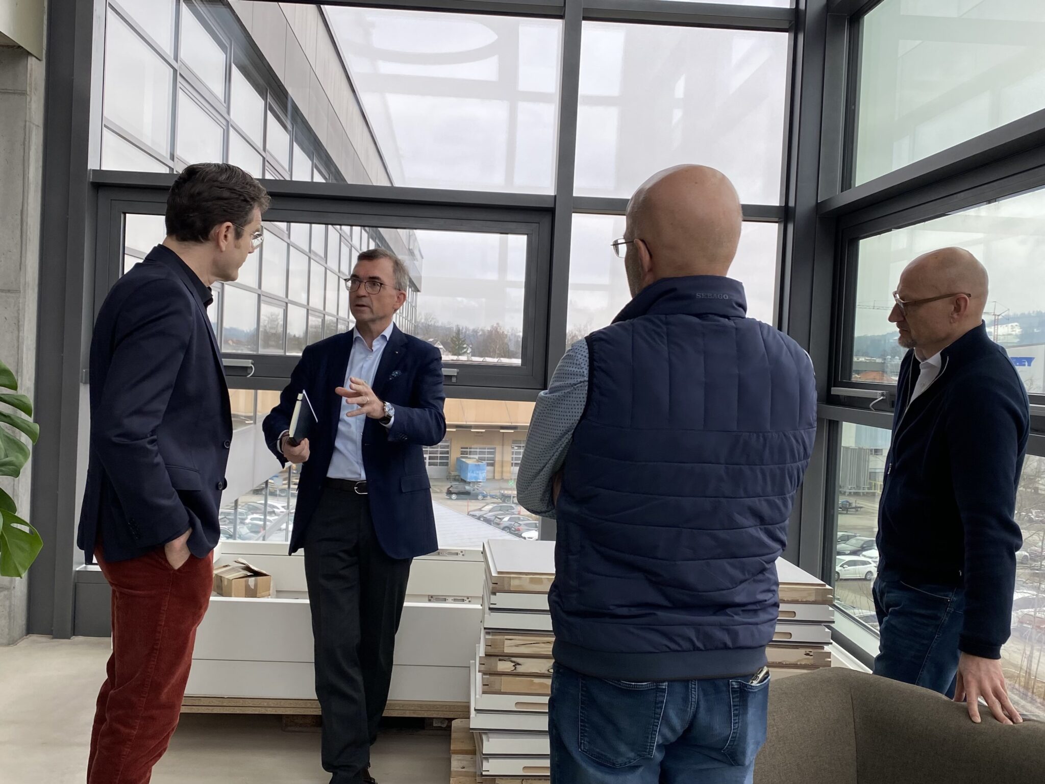 Besuch des neuen CEO der Stiftung Switzerland Innovation in St.Gallen ...